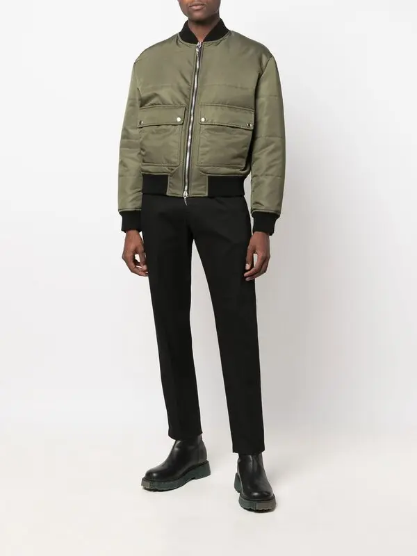 Roberto Cavalli Logo-patch Straight-leg Trousers