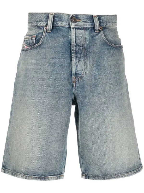 DIESEL® Denim Bermuda Shorts - Blue