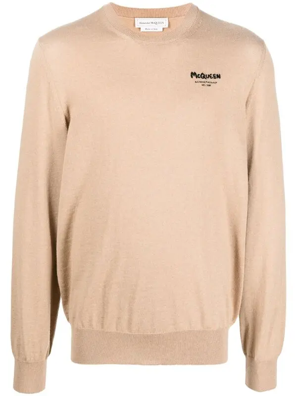 Alexander McQueen Logo-print Jumper