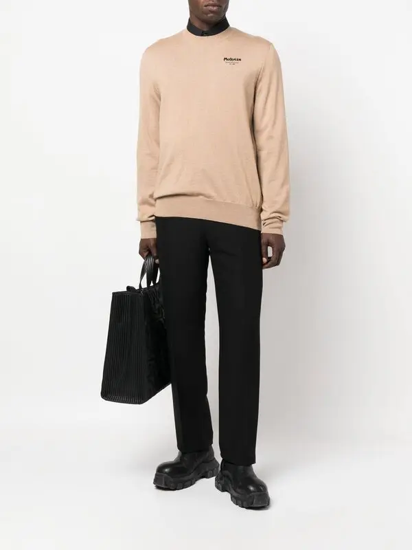 Alexander McQueen Logo-print Jumper