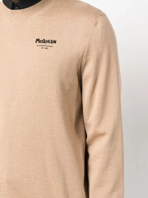 Alexander McQueen Logo-print Jumper