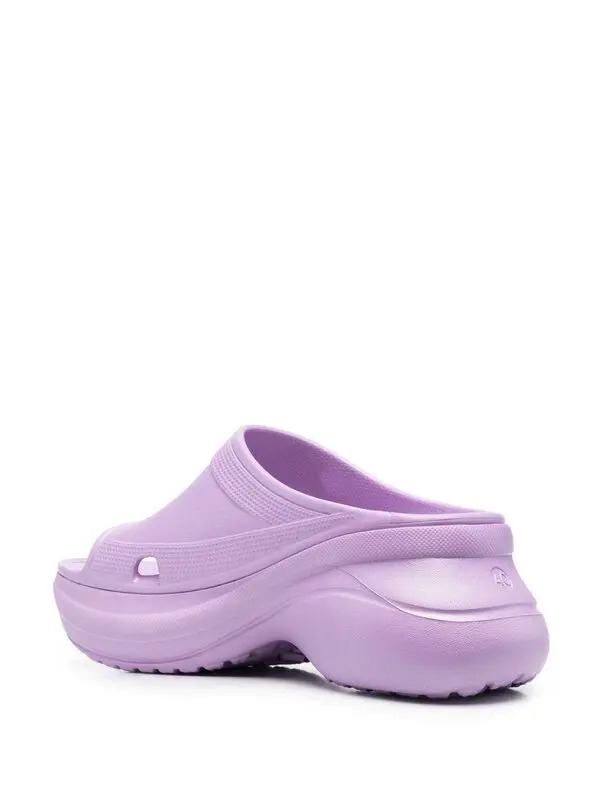Balenciaga X Crocs Pool Sandals - Purple