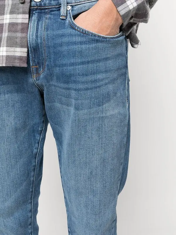 FRAME Straight-leg Mid-rise Jeans