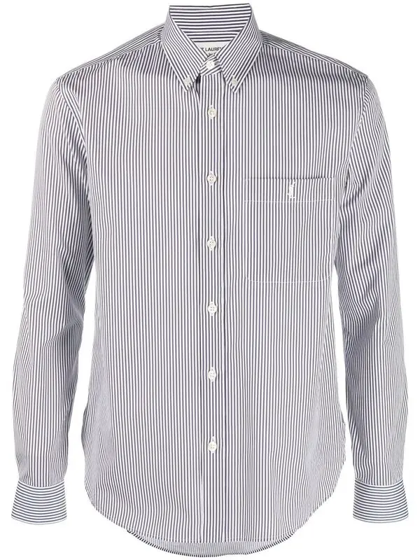 Saint Laurent Striped Button-down Shirt