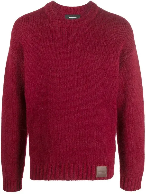 Dsquared2 Logo-patch Knitted Jumper