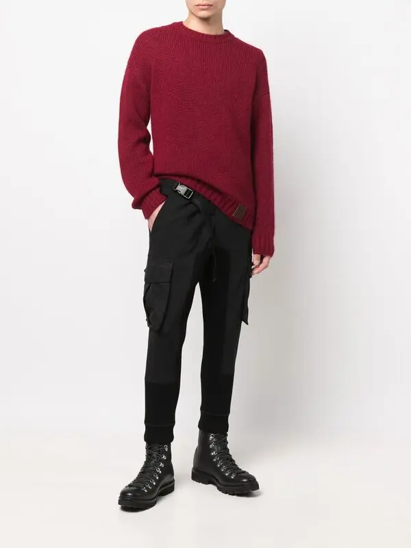 Dsquared2 Logo-patch Knitted Jumper