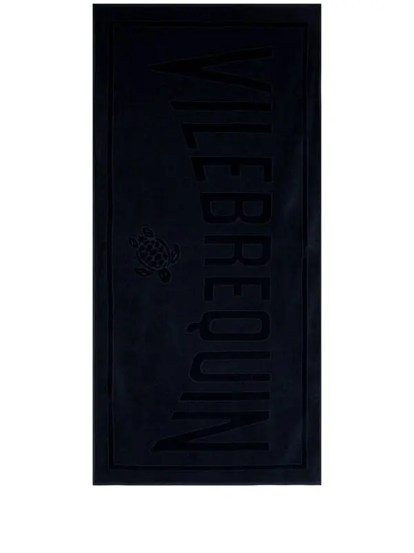 Vilebrequin Logo-jacquard Bath Towel - Blue