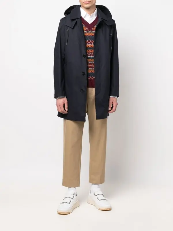 Mackintosh Cambridge Hooded Cotton Coat