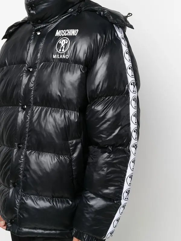 Moschino Padded Hooded Coat