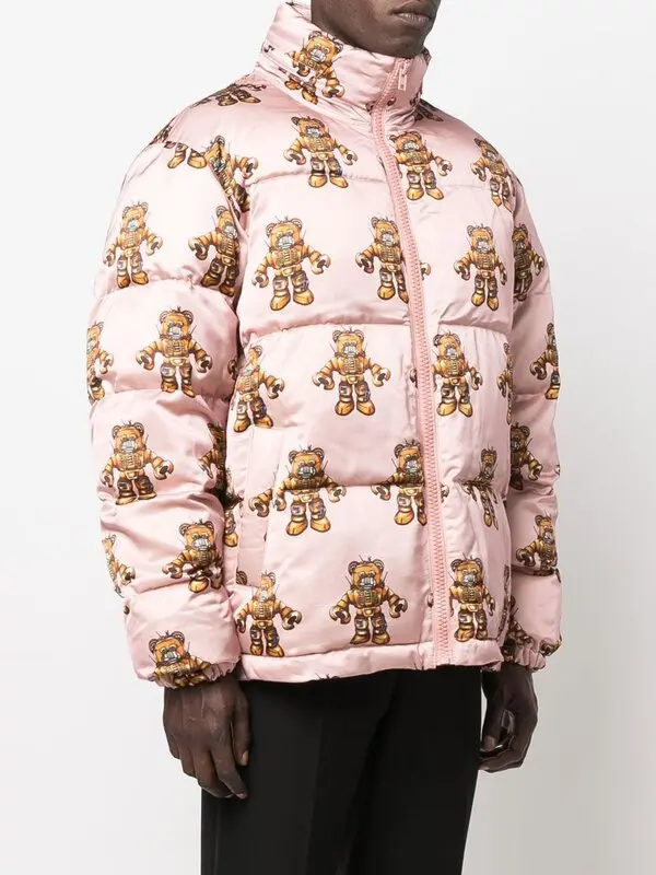 Moschino Graphic-print Padded Coat
