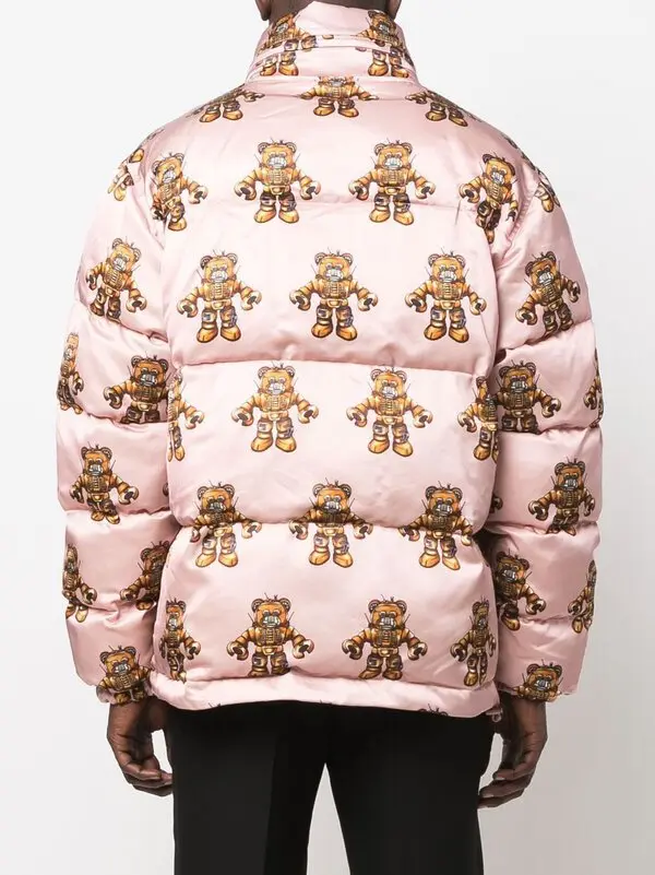 Moschino Graphic-print Padded Coat