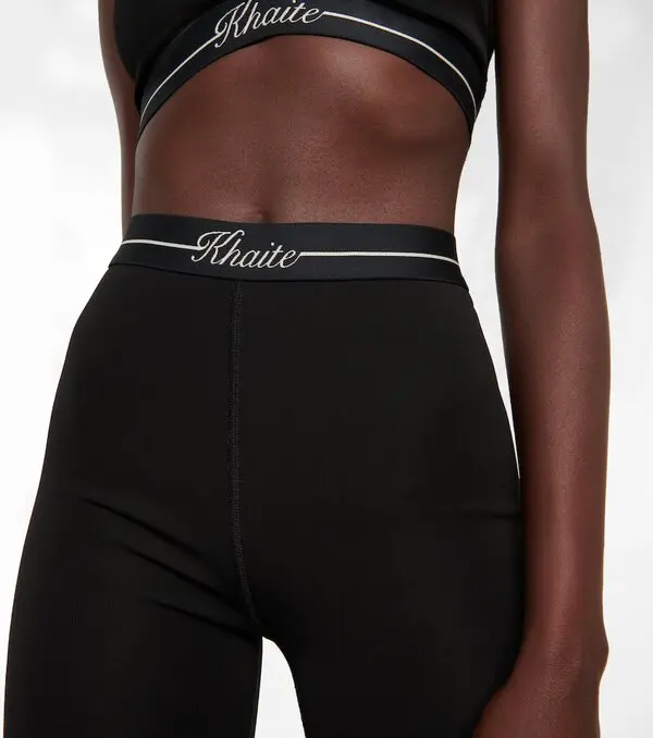 Khaite Merry Logo Jersey Leggings