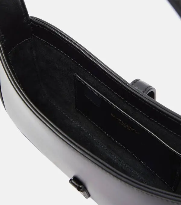 Saint Laurent Le 5 À 7 Mini Leather Shoulder Bag - Black