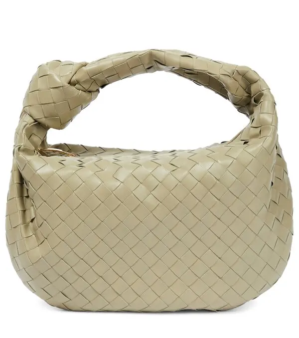 Bottega Veneta Jodie Intrecciato Small Leather Tote Bag - Beige