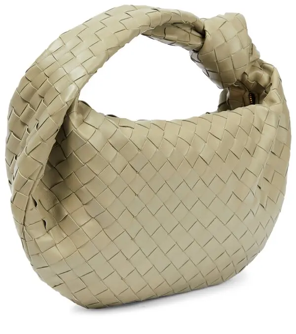 Bottega Veneta Jodie Intrecciato Small Leather Tote Bag - Beige