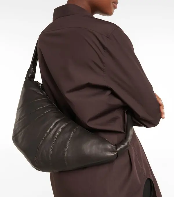 LEMAIRE Croissant Leather Shoulder Bag