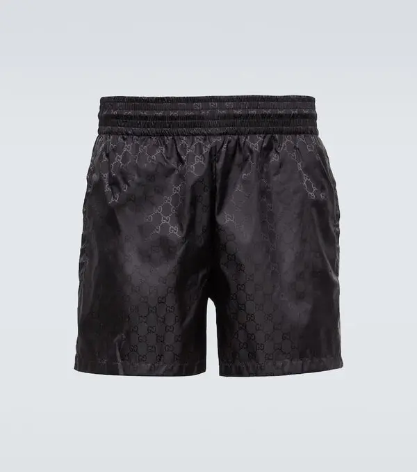 Gucci Gg Jacquard Swim Shorts