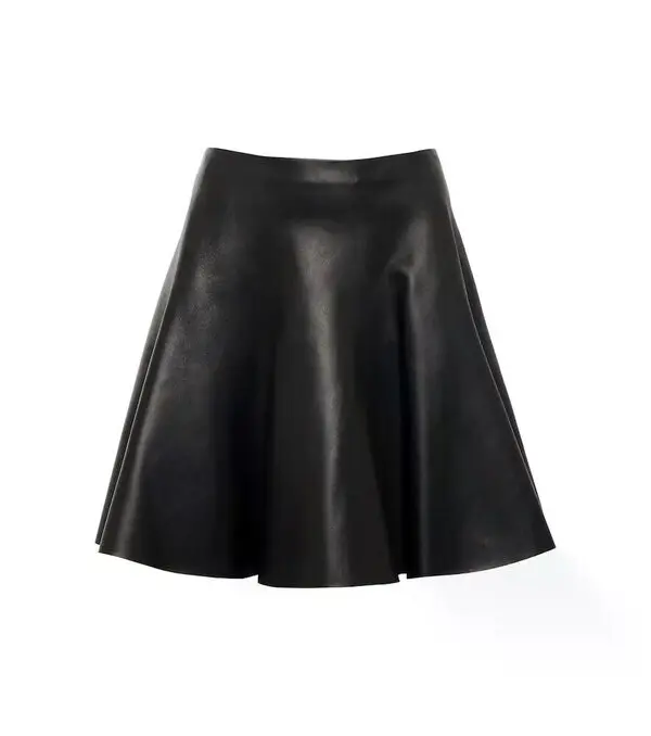 AZZEDINE ALAIA Alaïa Leather Miniskirt