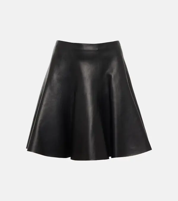 AZZEDINE ALAIA Alaïa Leather Miniskirt