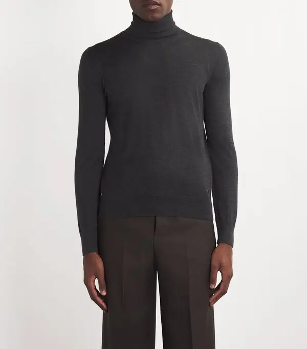 Brioni Cashmere-silk Rollneck Sweater