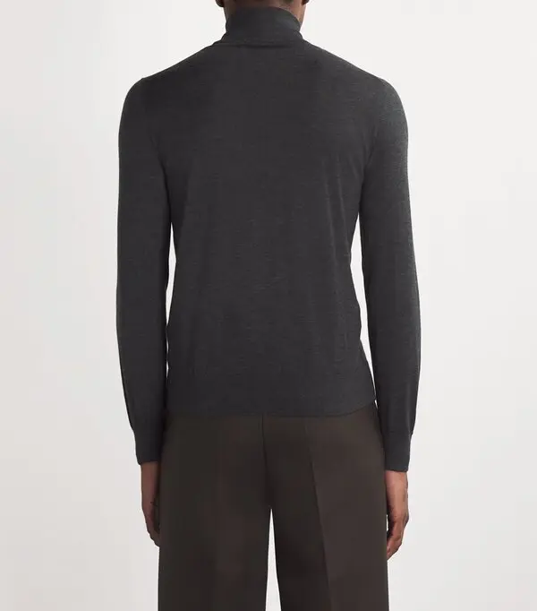 Brioni Cashmere-silk Rollneck Sweater