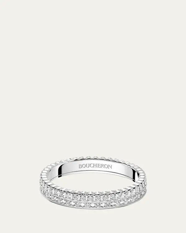 Boucheron Quatre Radiant Edition Diamond Band - White Gold