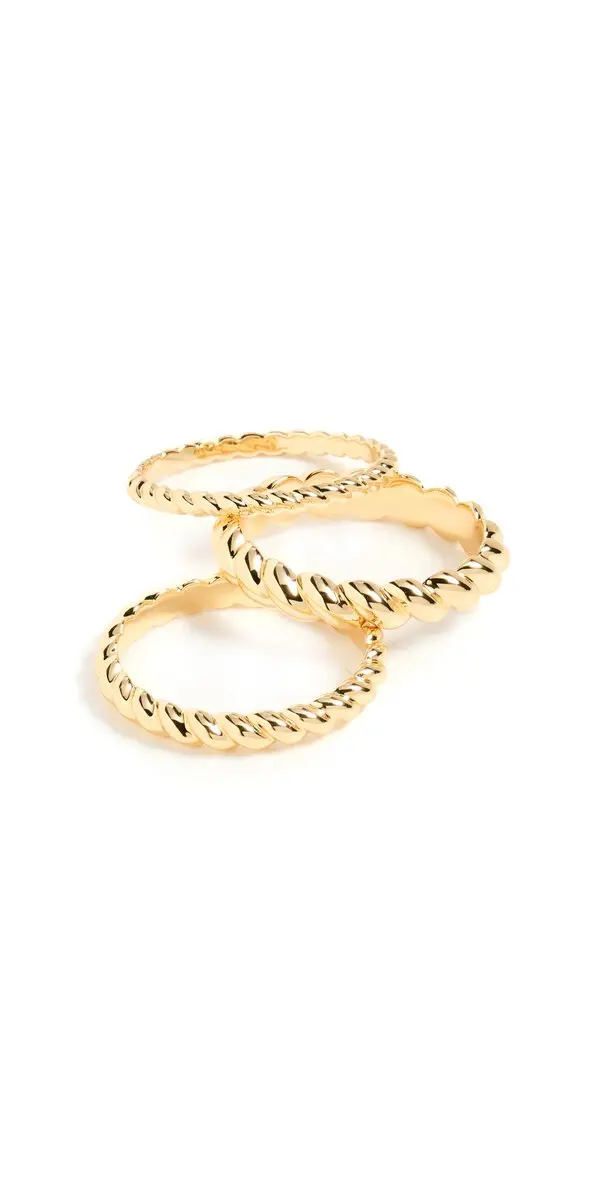 Gorjana Crew Ring Set - Gold
