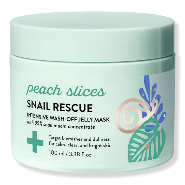 PEACH SLICES Snail Rescue Intensive Wash-off Jelly Mask - One-color