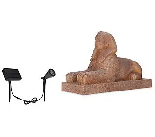 TECHKO Sphinx Statue With Solar Spotlight - One-color