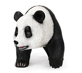 TECHKO Panda Statue With Solar Spotlight