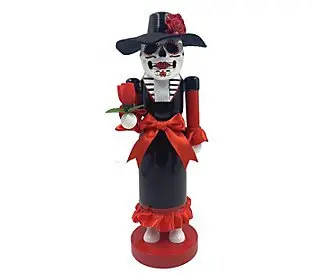 SANTA'S WORKSHOP 14' Lady Day Of The Dead Nutcr Cker - One-color