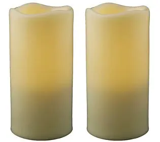 PACIFIC ACCENTS Set Of 2 Melted Resin 3' X 5-3/ 4' Candles - One-color