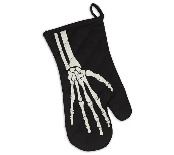 DESIGN IMPORTS Skeleton Apron & Oven Mitt Set