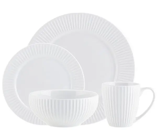GODINGER Inventure Plain 16 Piece Dinnerware Set - One-color