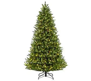 PULEO INTERNATIONAL Puleo 4.5' Pre-lit Glacier Fir Artificial Chris Tmas Tree - One-color