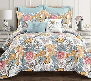 LUSH DECOR Sydney 7-piece Full/queen Comforter Set By - One-color