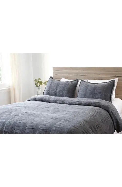 POM POM AT HOME Nantucket Matelassé Blanket - Midnight