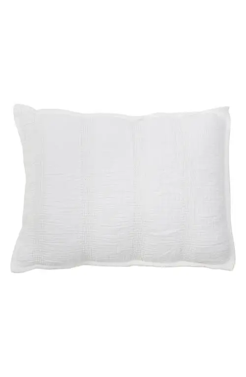 POM POM AT HOME Nantucket Sham - White