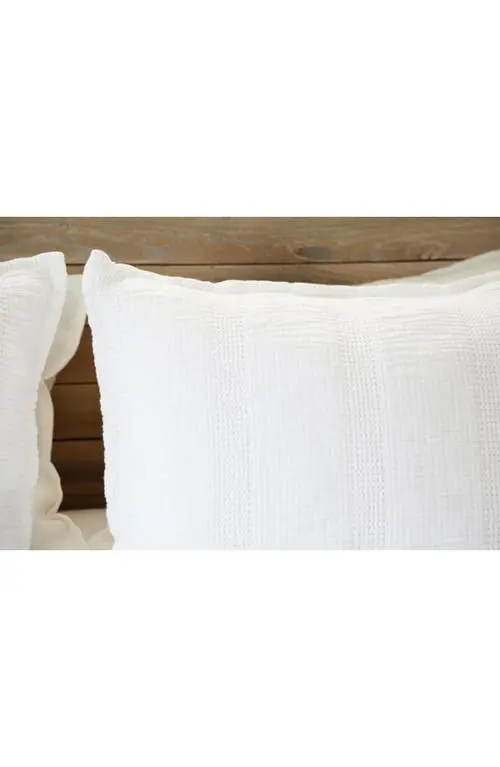 POM POM AT HOME Nantucket Sham - White