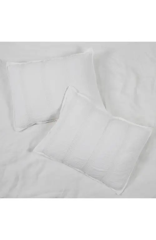 POM POM AT HOME Nantucket Sham - White