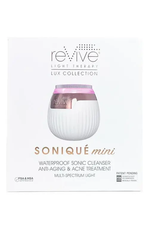 REVIVE LIGHT THERAPY Lux Soniqué Mini Led Sonic Cleansing Device System
