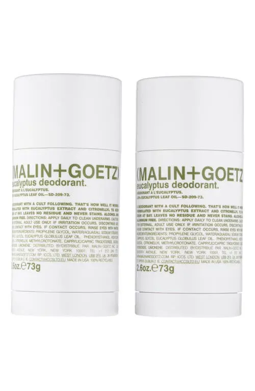MALIN+GOETZ Eucalyptus Deodorant Set $48 Value