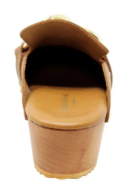 CHARLES DAVID Siena Clog - Cognac-lech
