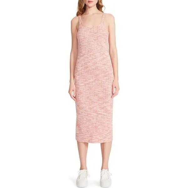 Steve Madden Ribbed Midi Dress - Multi