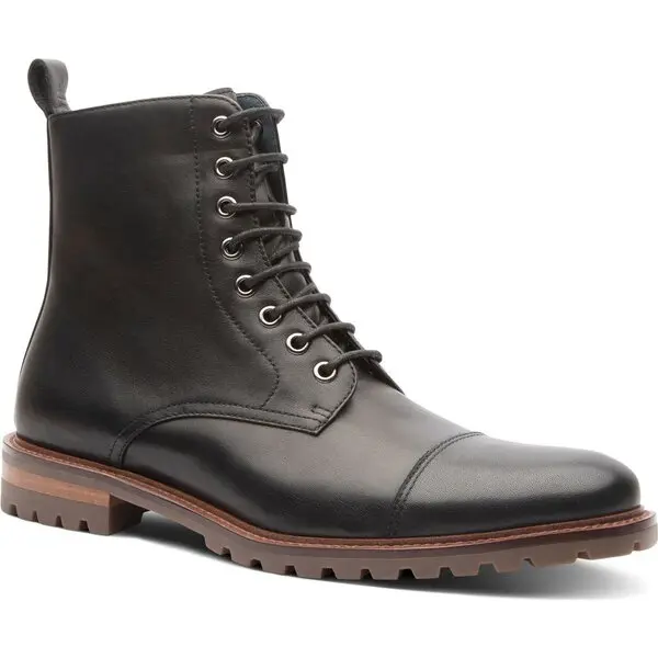 BLAKE MCKAY Bryan Cap Toe Boot - Black