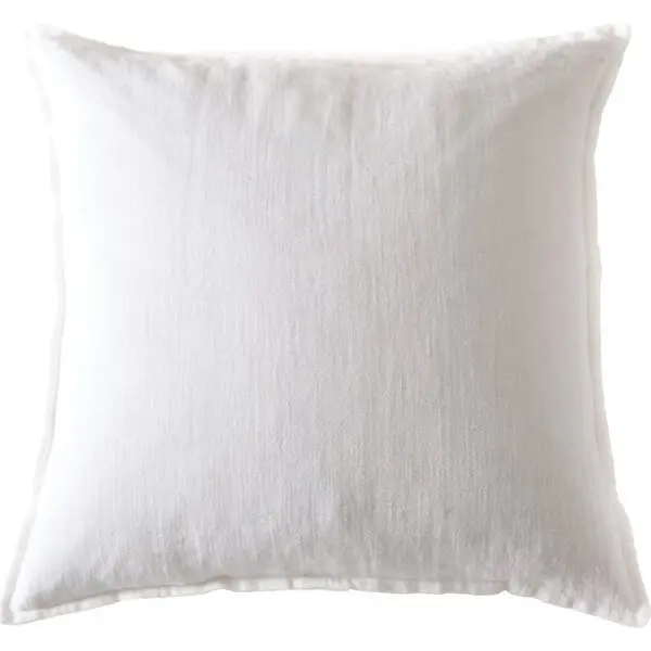 POM POM AT HOME Montauk Large Euro Accent Pillow Cover - White