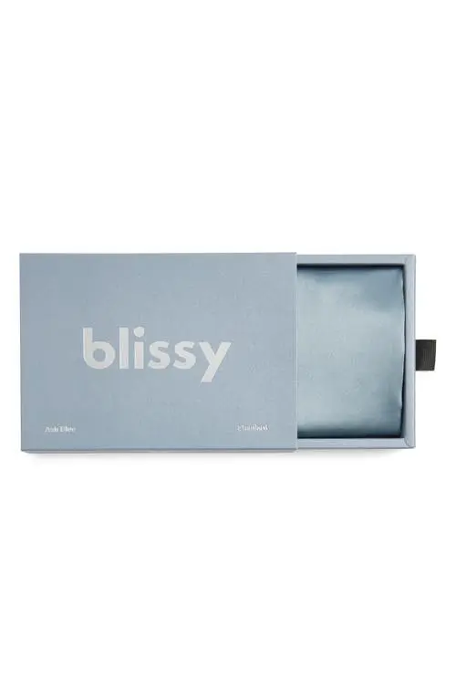 BLISSY Mulberry Silk Pillowcase - Ash Blue