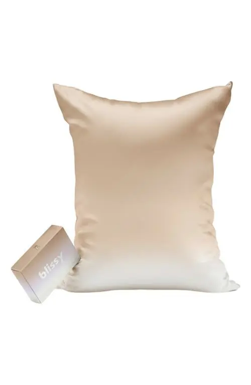 BLISSY Mulberry Silk Pillowcase - Champagne Ombre