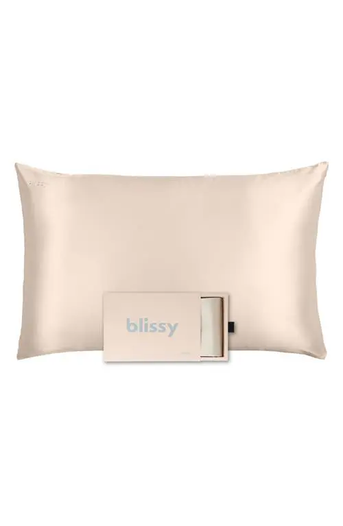 BLISSY Mulberry Silk Pillowcase - Champagne