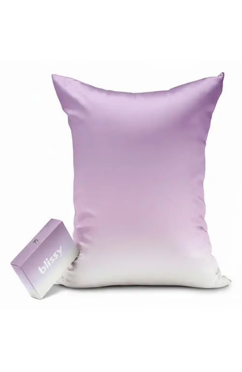 BLISSY Mulberry Silk Pillowcase - Lavender Ombre